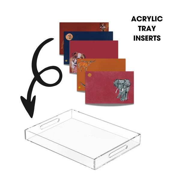 Acrylic Tray Insert - Etsy