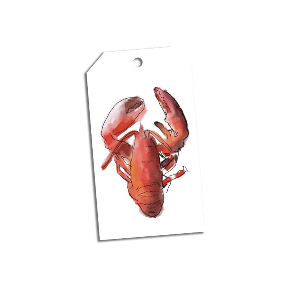Lobster Gift Tags - Etsy