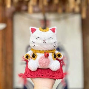 Crochet Pattern Japan Cat 2 Toy, Amigurumi Tutorial PDF in English ...