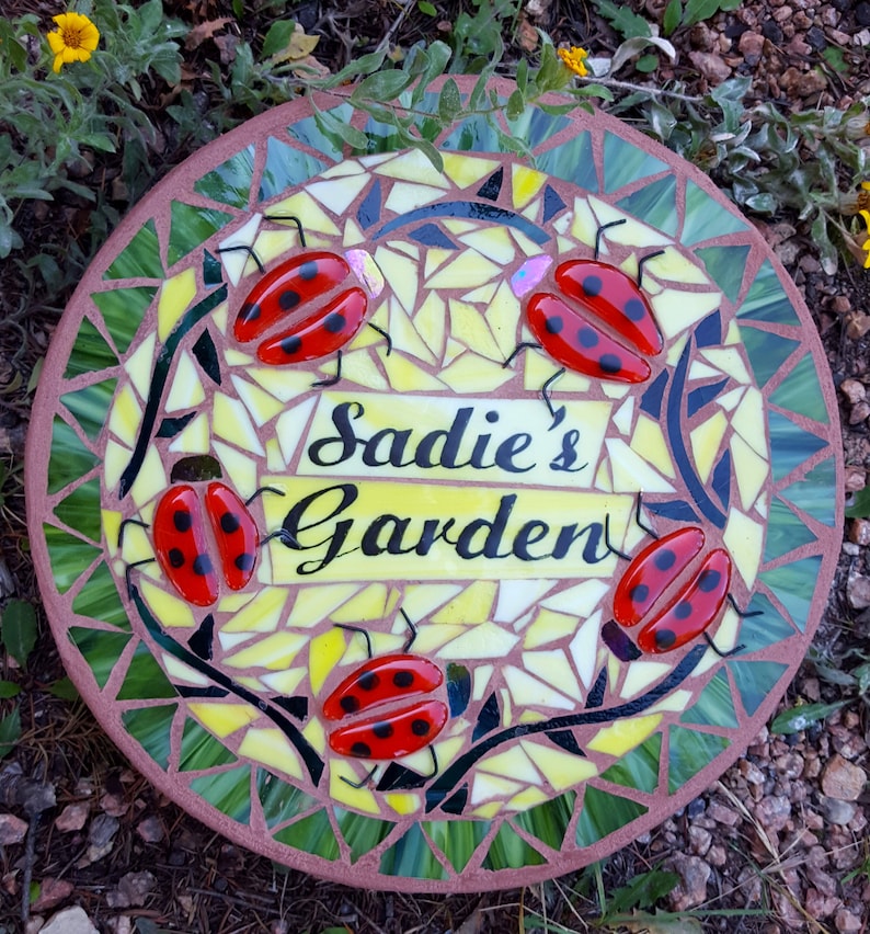 Custom Garden Memorial Stepping Stone - Etsy