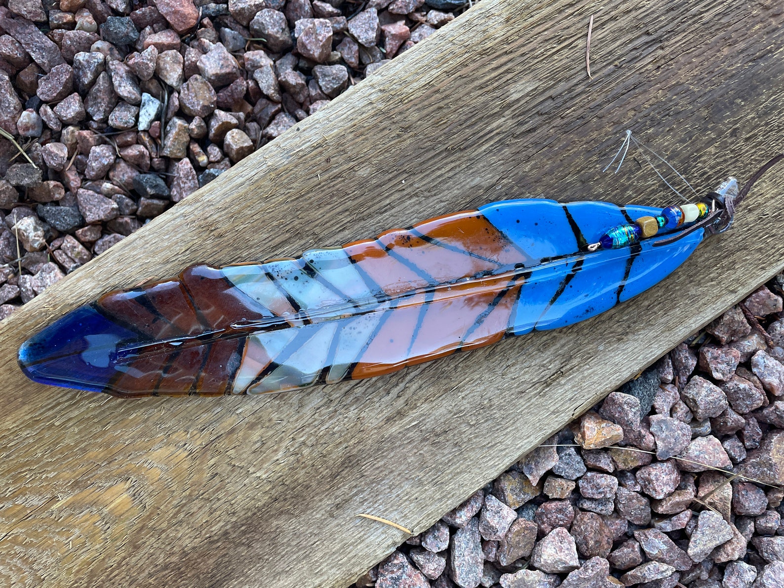 Fused Glass Feather Art - Etsy