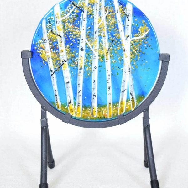 Stained Glass Aspen Leaves - Etsy