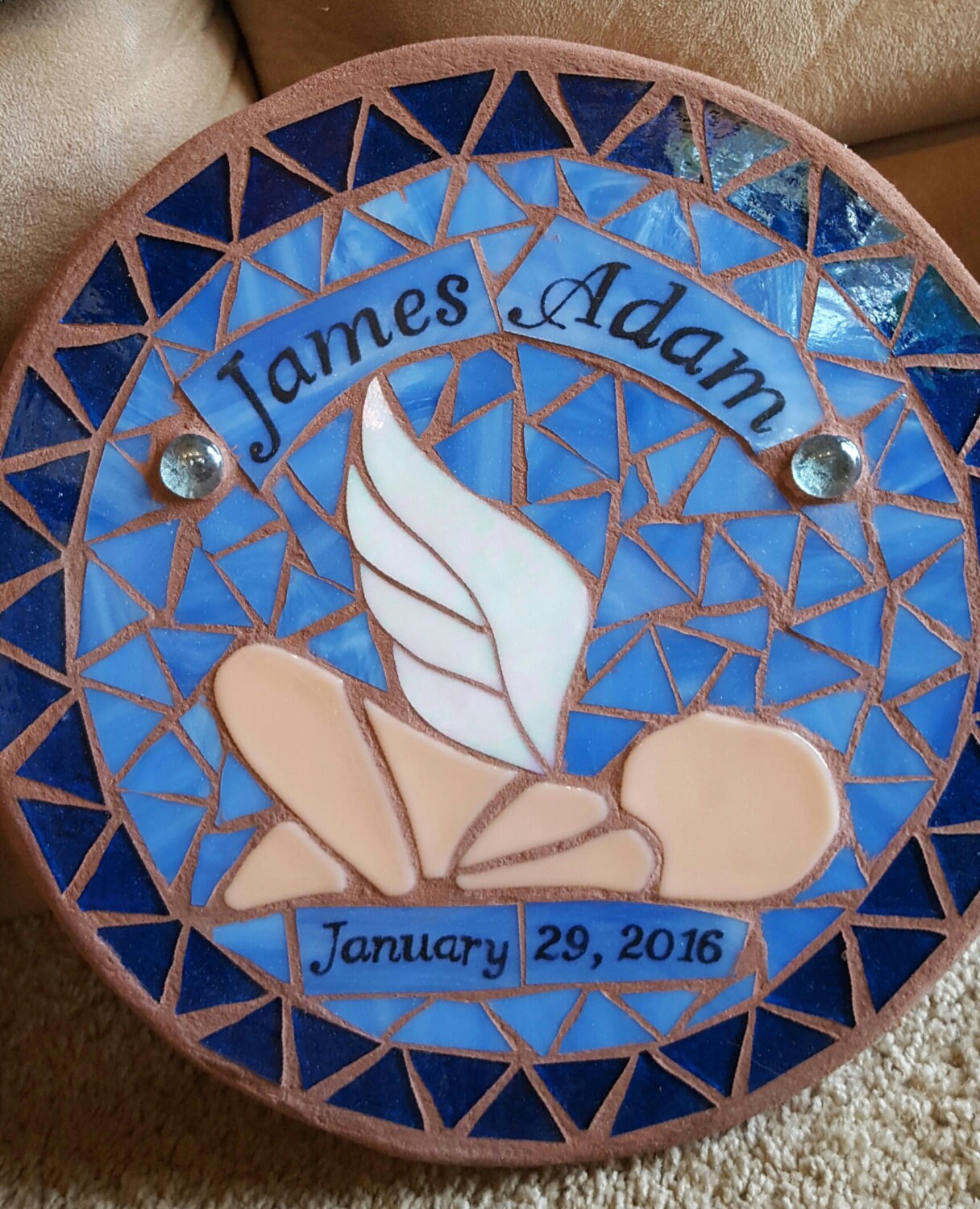 Angel Baby Memorial Stepping Stone - Etsy