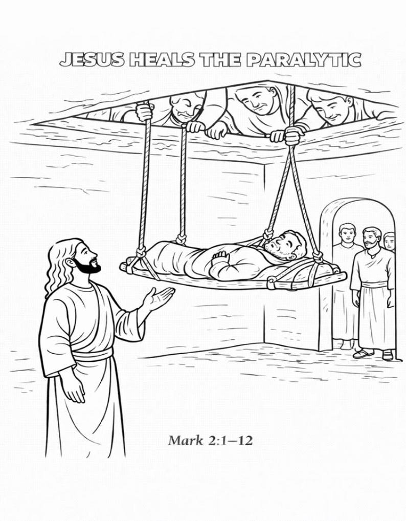 Christian Coloring Pages for Kids | Jesus Stories Printable Coloring ...