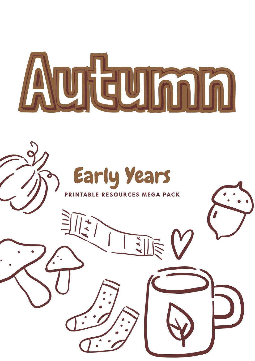 Autumn Activities for Preschool | Printable Fall Worksheets | EYFS ...