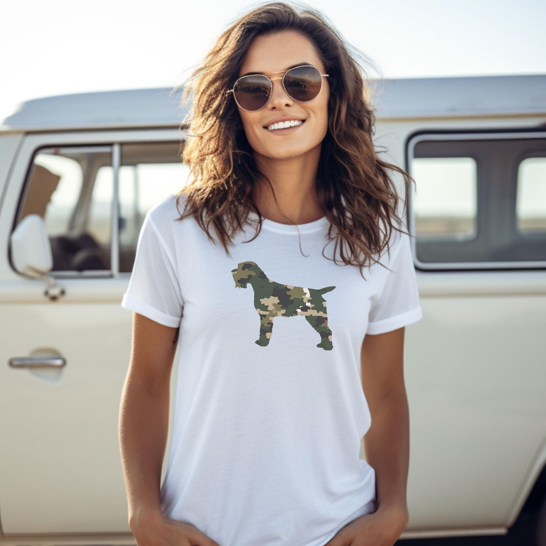 Wiredhaired Pointing Griffon Camo Inlay T-shirt, Dog Lover Gift ...