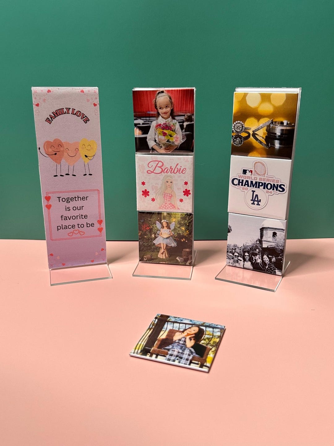 Custom Photo Magnet Stand for Photo Magnets, Gift for Her, Gift for Him ...