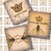 Digital Collage Sheet 176 . Bee Illustrations With Vintage Beekeeping ...