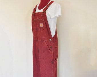 Red overalls | Etsy