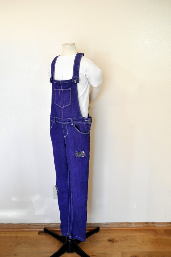 Purple Kids 12 Year Large Bib OVERALL Pants - Violet … - Gem