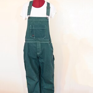 Green Womens XL Bib OVERALL Pants - Dark Green Solid Dyed NEW Dickies ...