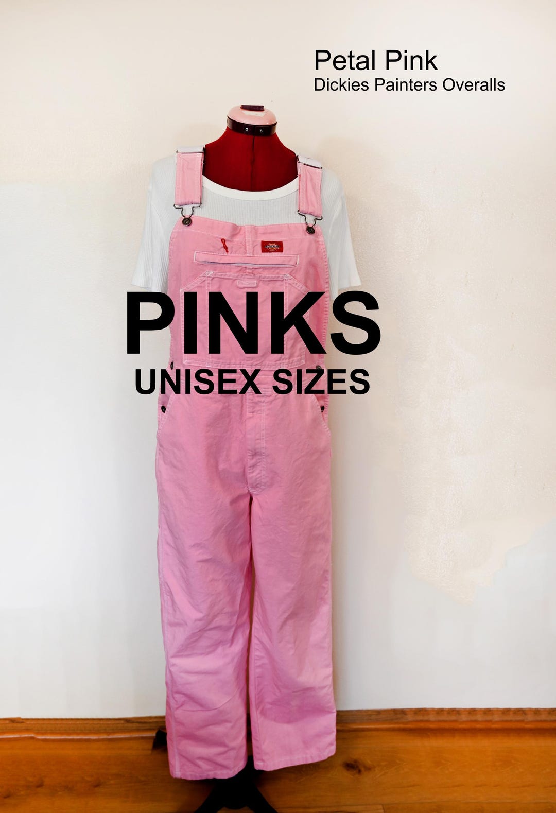 CUSTOM DYED Unisex Pink Bib Overalls - Pinks Dyed Adult or Youth Pant ...
