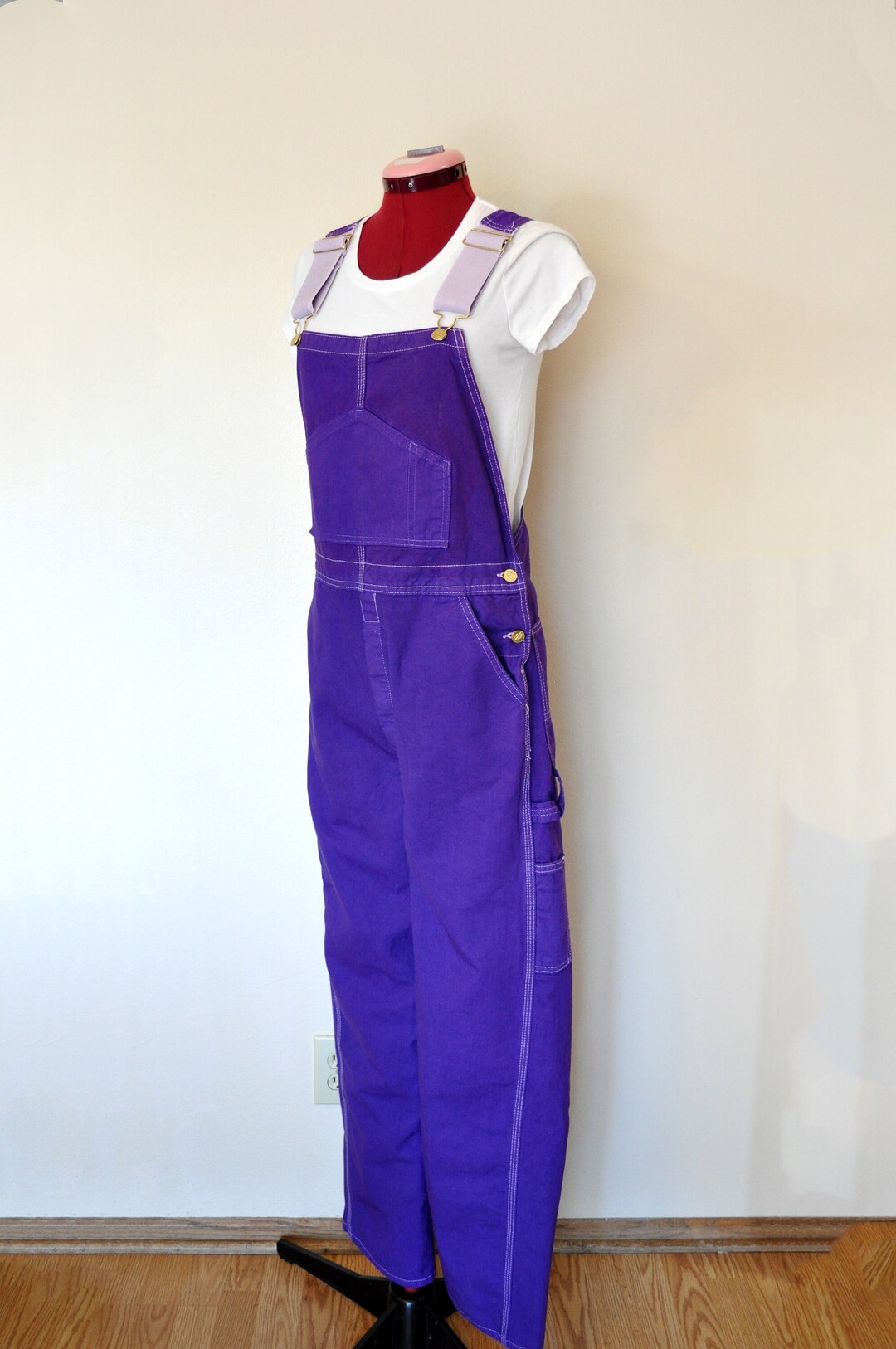 Deep Purple Men's Small Bib OVERALL Pants - Violet Dyed NEW Dickies ...