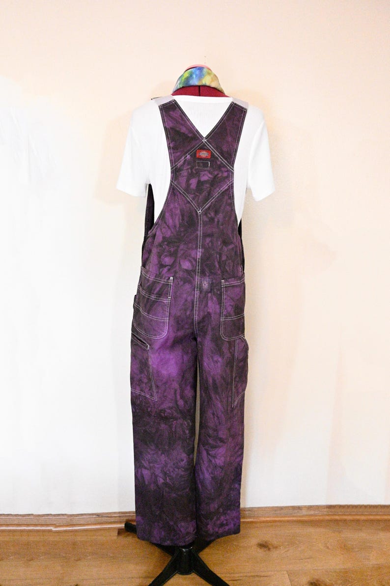 Plum Mottled Dyed Mens Small NEW Dickies Painters Bib OVERALL Pants ...
