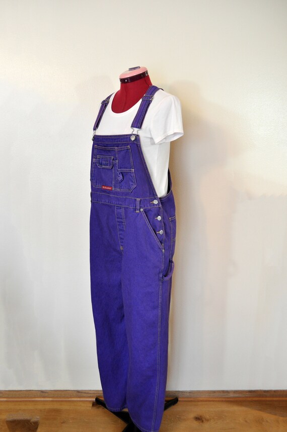 No Boundaries Denim Overall Bibs W/ Paints Spots... L… - Gem