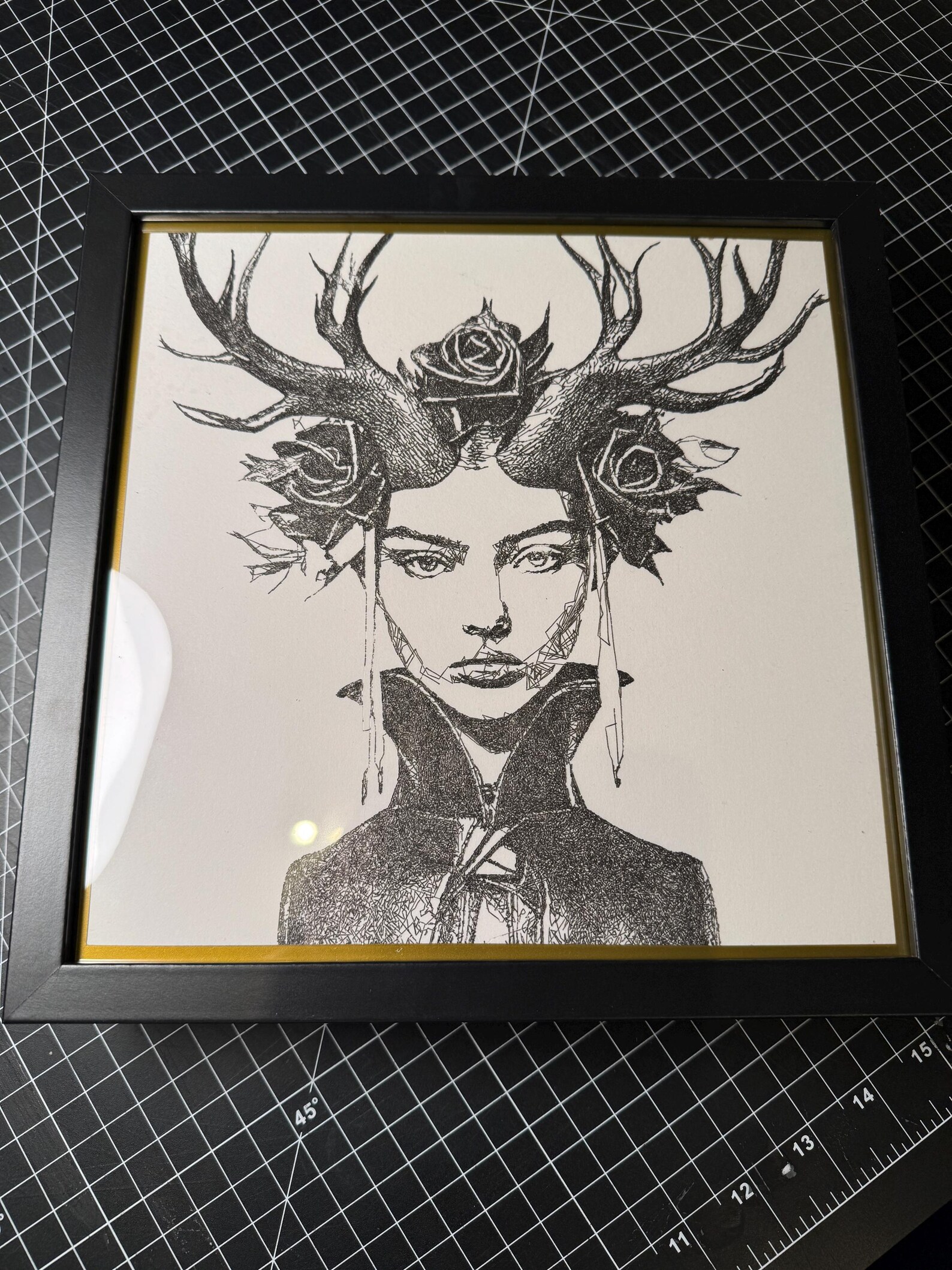 Deer Woman - Native American Inspired Artwork. Original Art Print ...