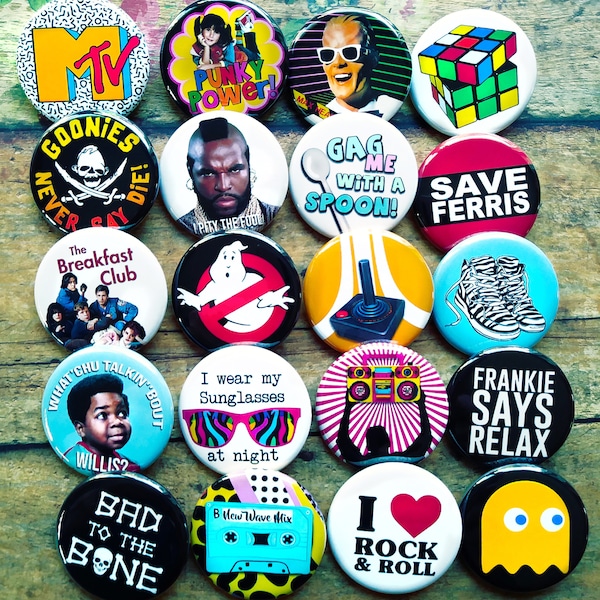 80s Pins - Etsy