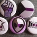 Goth Button Set 80s Gothic Rock Buttons Button Pin Badge - Etsy