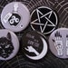 Goth Button Set, 80s Gothic Rock Buttons, Button, Pin, Badge, Magnet - Etsy