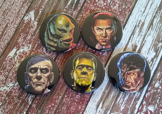 Monster Fridge Magnets 1.75 Set Lot of 5 Magnets - Etsy