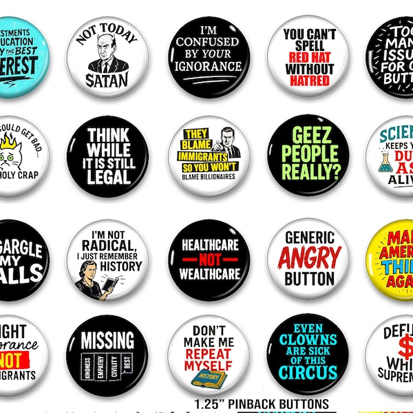 Political Button - Etsy