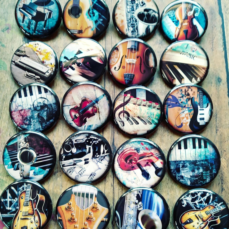 Music Buttons - Etsy