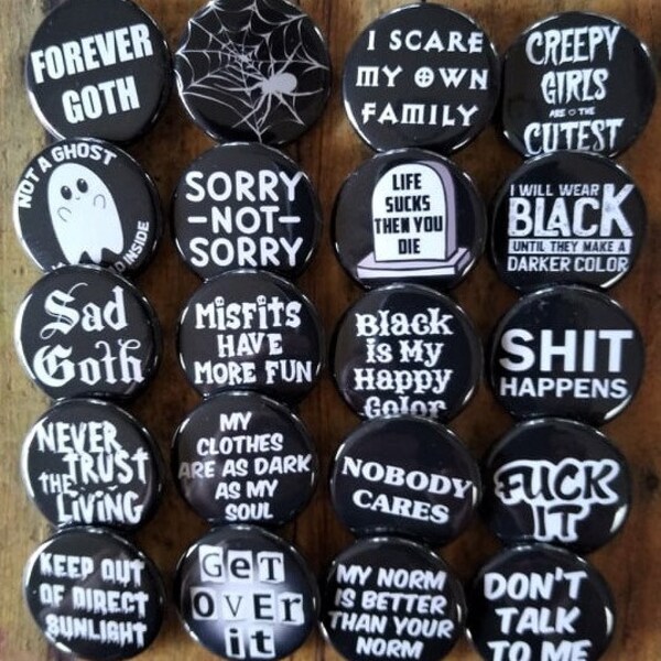 Funny Buttons - Etsy