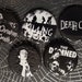 Goth Button Set 80s Gothic Rock Buttons Button Pin Badge - Etsy