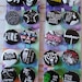Goth Button Set 3, 20- 1.25" 80s Gothic Rock Buttons, Button, Pin ...