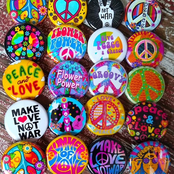 Hippie Pin - Etsy