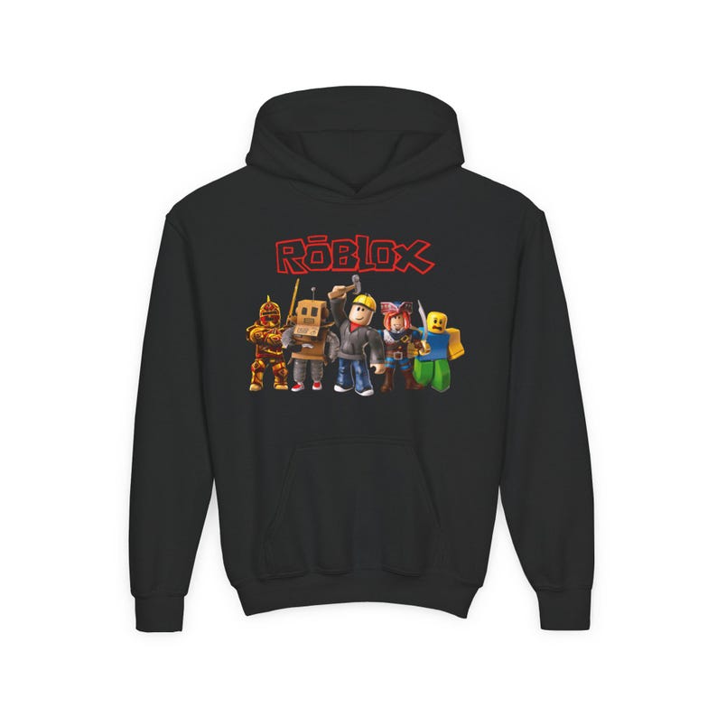 Roblox Youth Hoodie: Gaming Sweatshirt, Cozy Kids Wear - Etsy