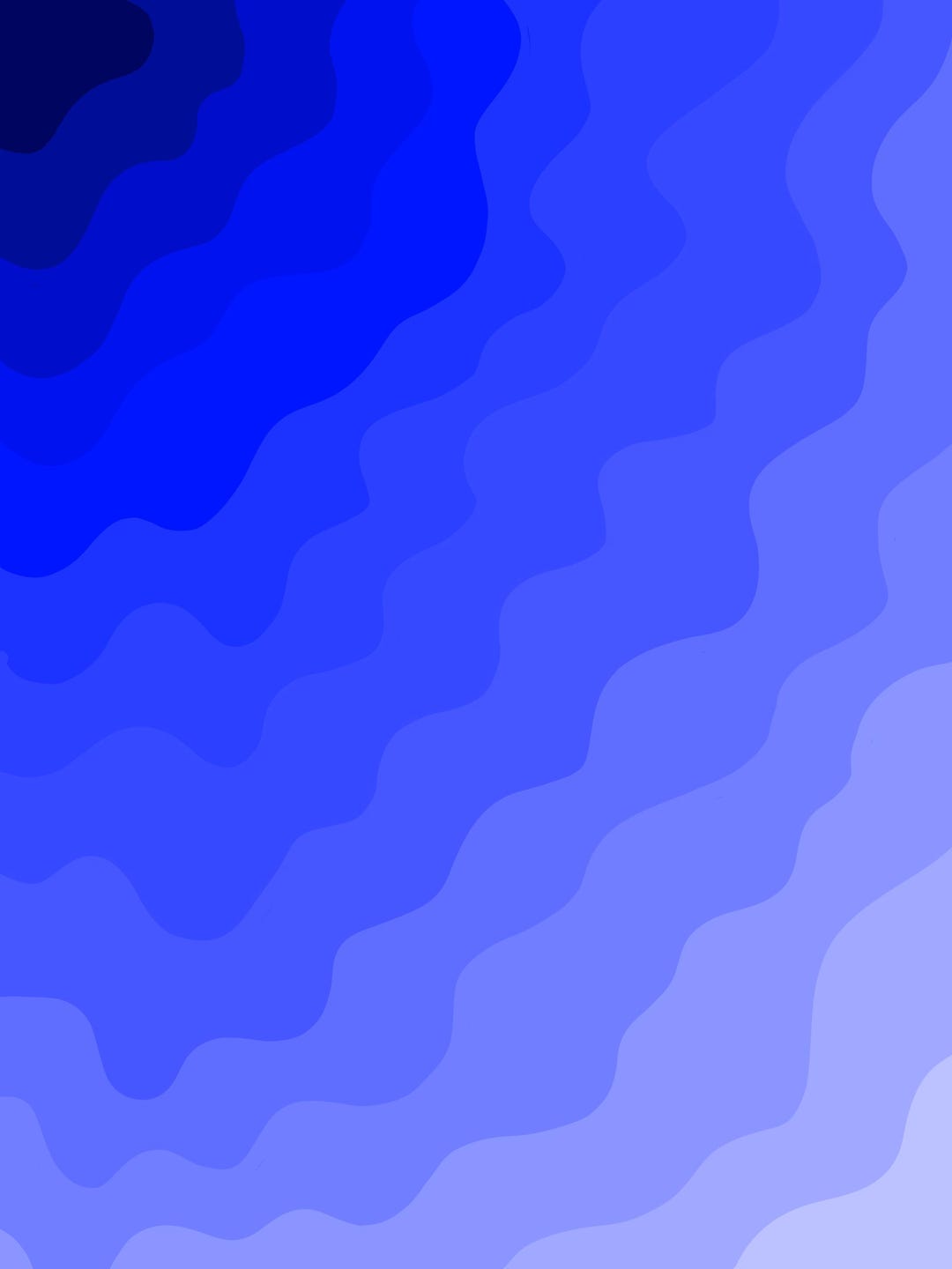 Blue Abstract Gradient Wavy Pattern Digital Print - Etsy