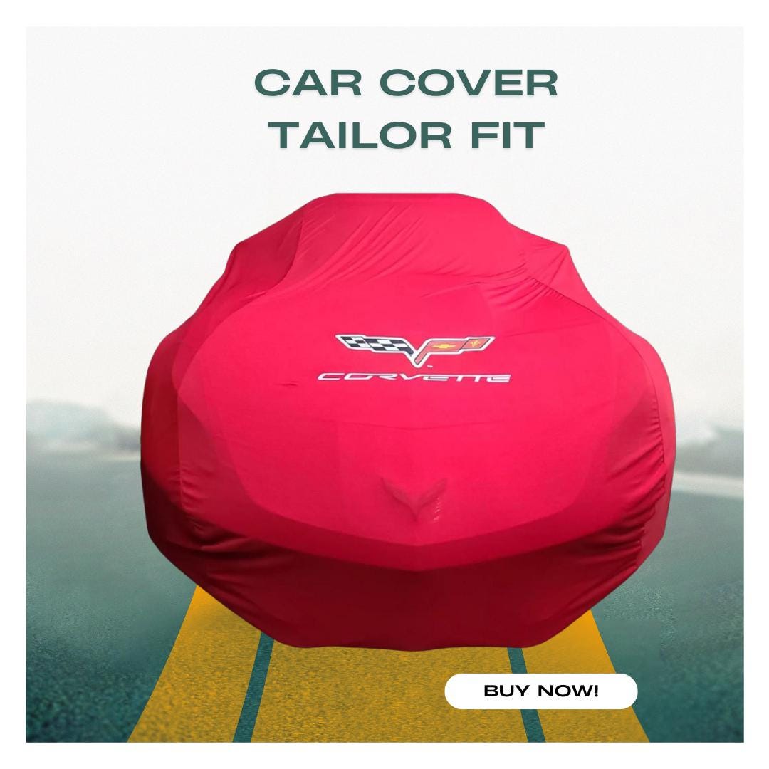 Convertible Corvette C6 Indoor Car Cover Custom Fit | Garage Dust Cover ...