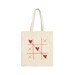 Love Game Cotton Canvas Tote Bag, Cute Tote for Valentines Day, Heart ...