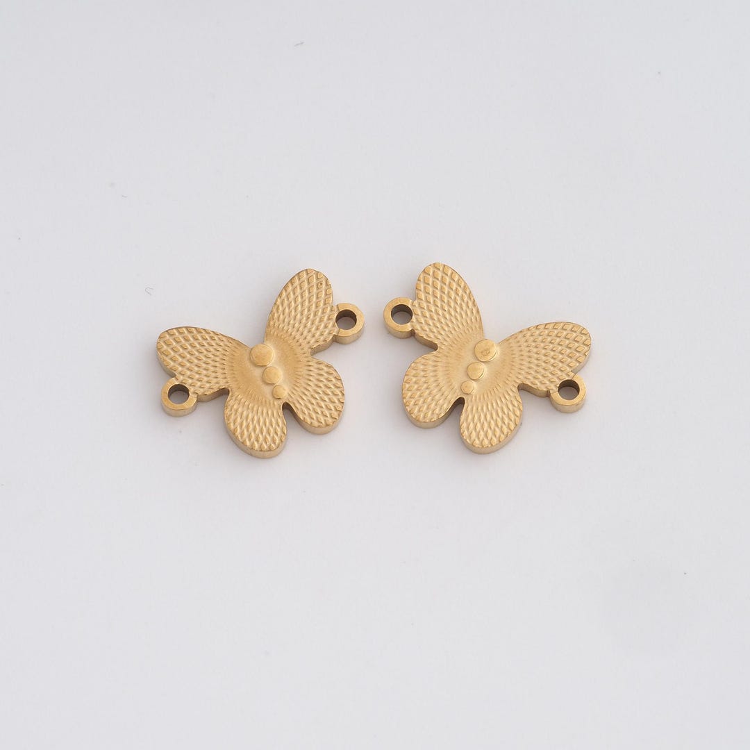 5 Pcs Stainless Steel Butterfly Connector Dainty Insect Connector for ...