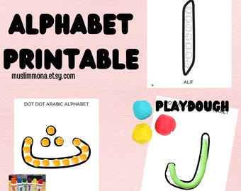28 Instant Download Arabic Alphabet Letter Worksheets for Kids in ...