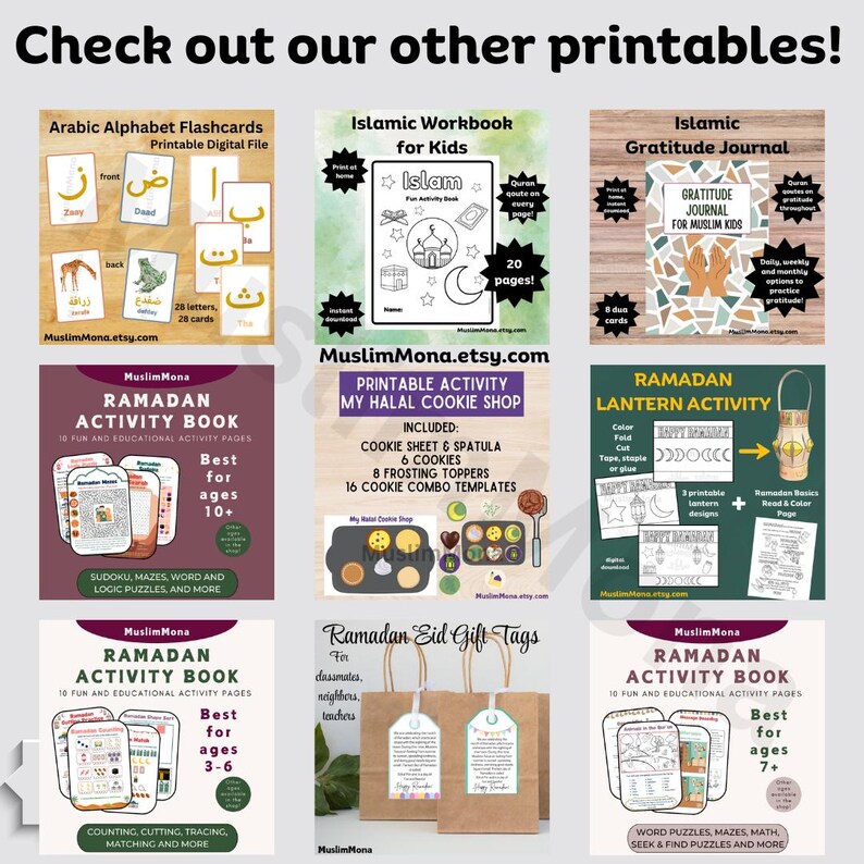 Ramadan Eid Coloring Bookmarks Printable Classroom or Masjid Activity ...