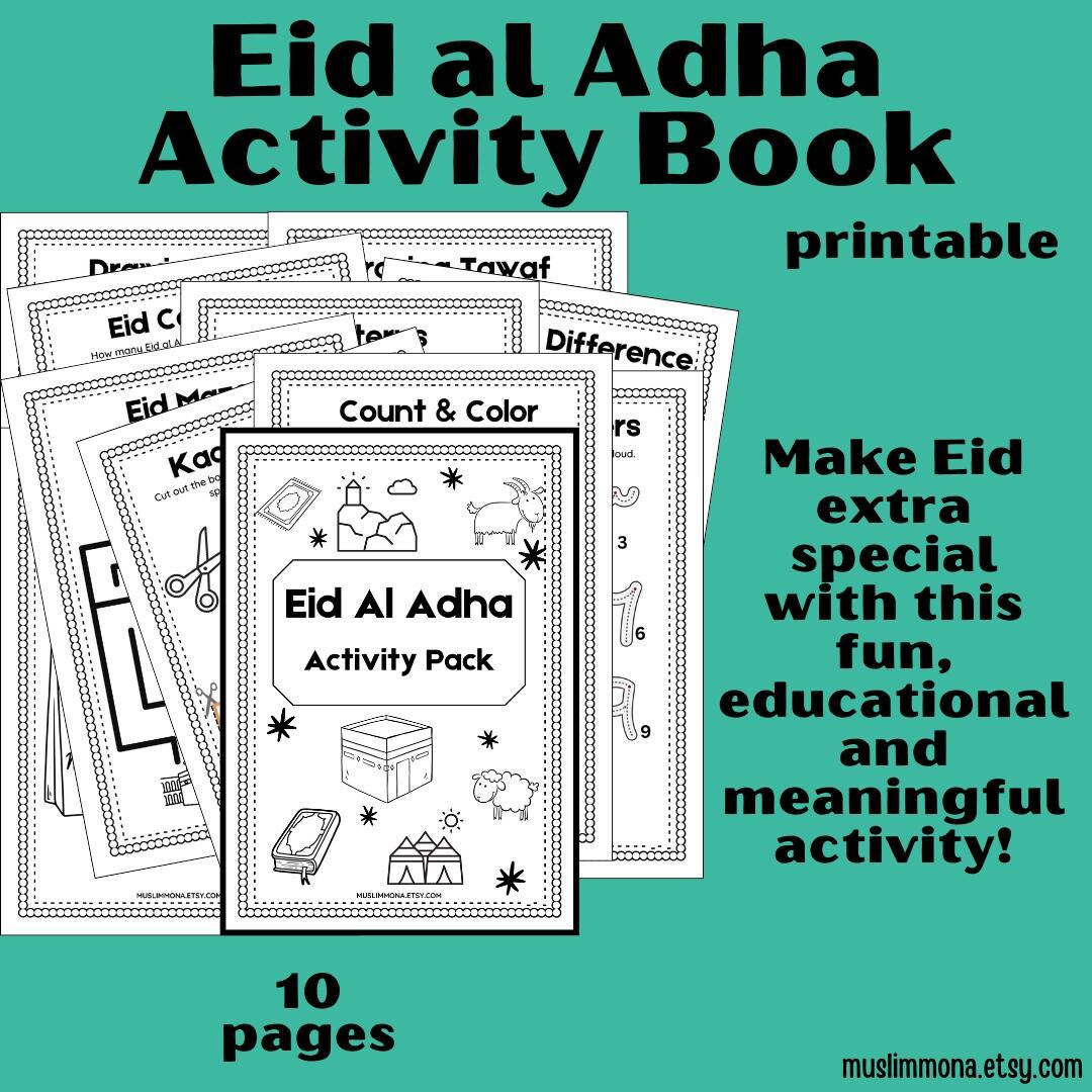 Eid Al Adha Activity Pack for Kids | Muslim Preschool Printable ...