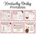 Kentucky Derby Bingo Cards Printable Derby Activity Game - Etsy