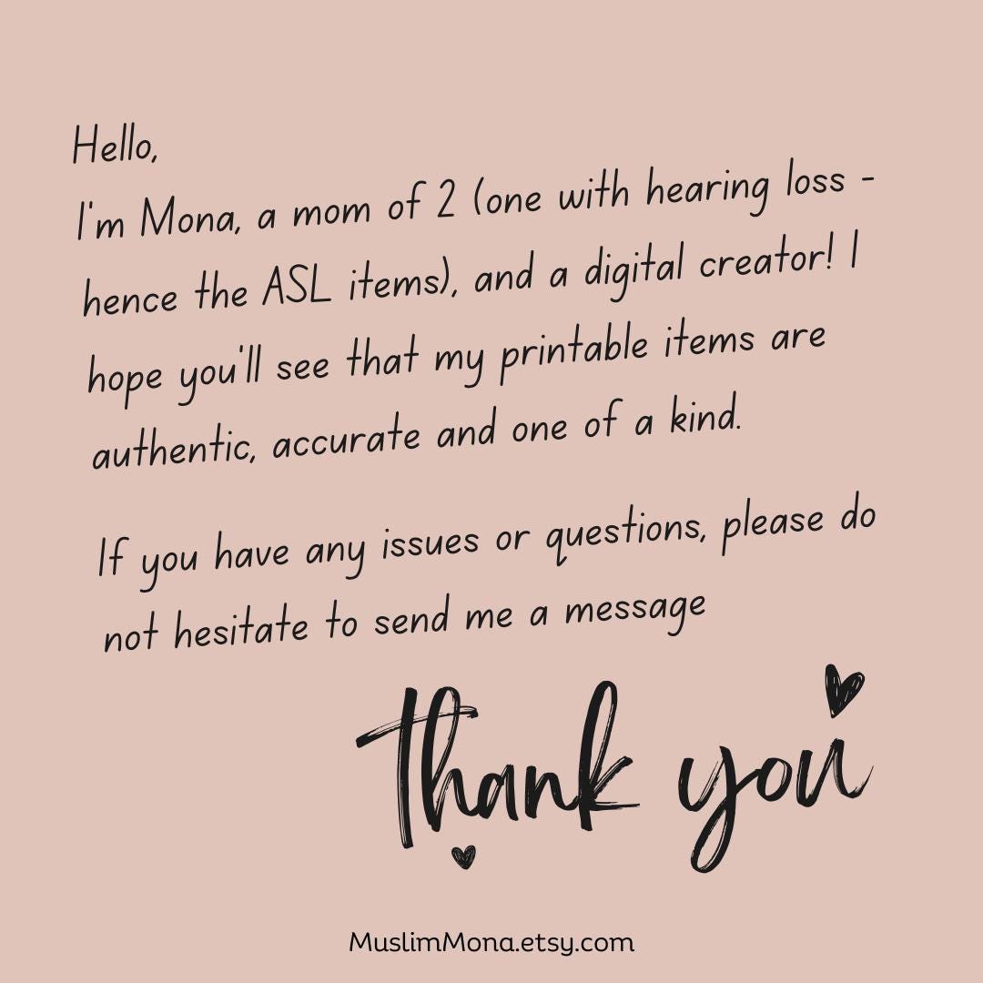 ASL American Sign Language Printable Bookmarks Coloring Activity for ...