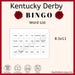 Kentucky Derby Bingo Cards Printable Derby Activity Game - Etsy