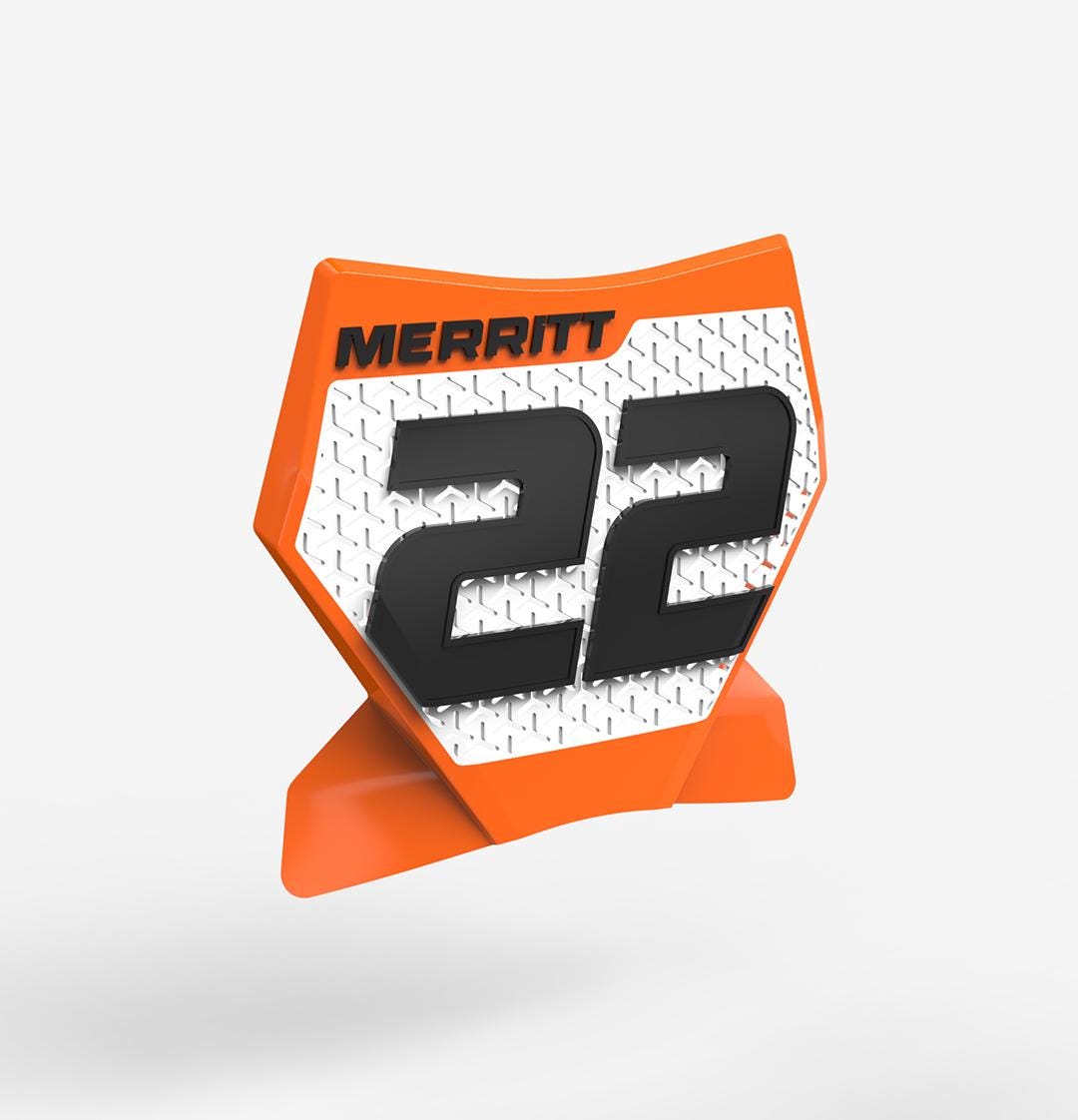 23-25 KTM 250f/450f Custom Number Plate | Vented and Standard | One ...