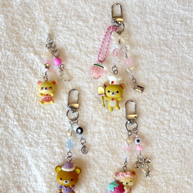 Rilakkuma Keychain - Etsy