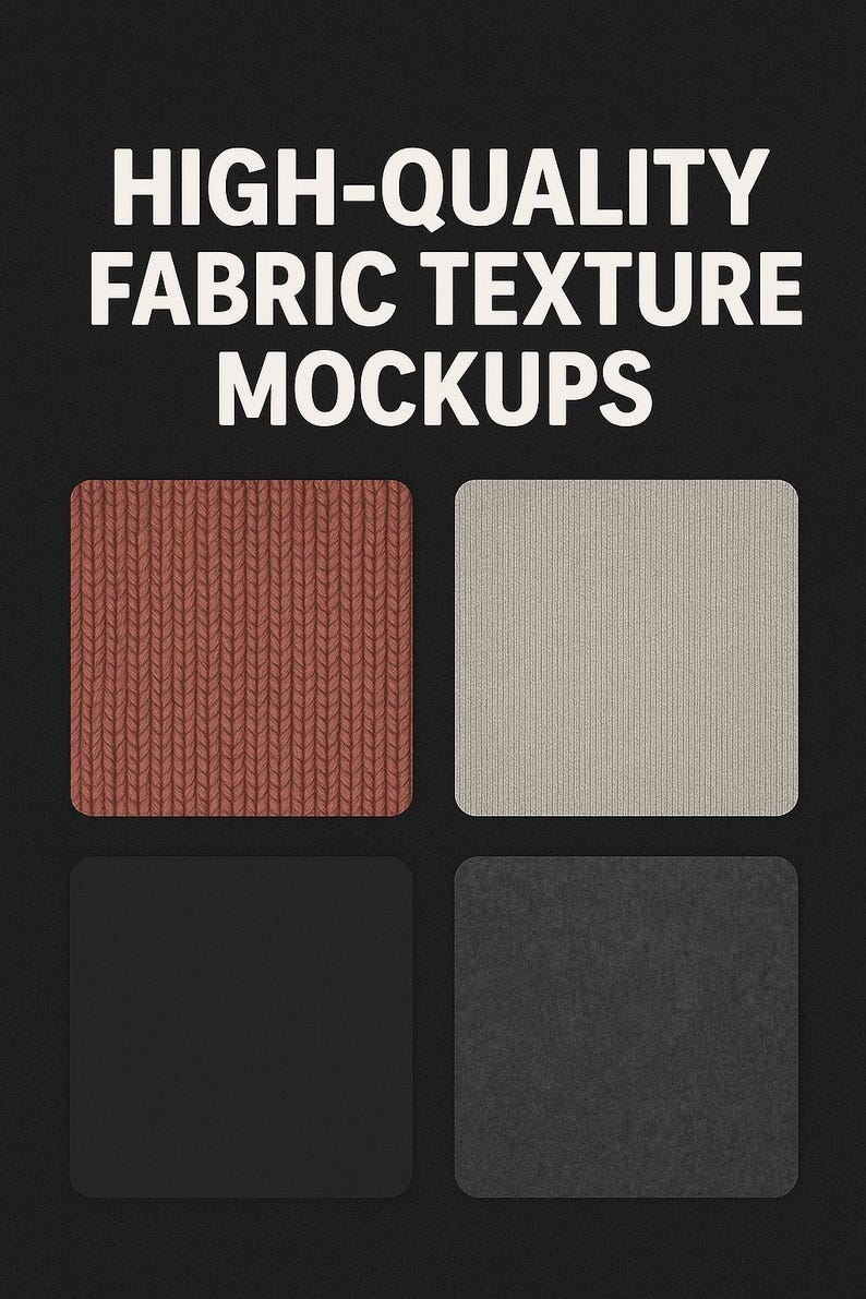 280+ Procreate Fabric Texture Brushes, Realistic Textile Overlays for ...