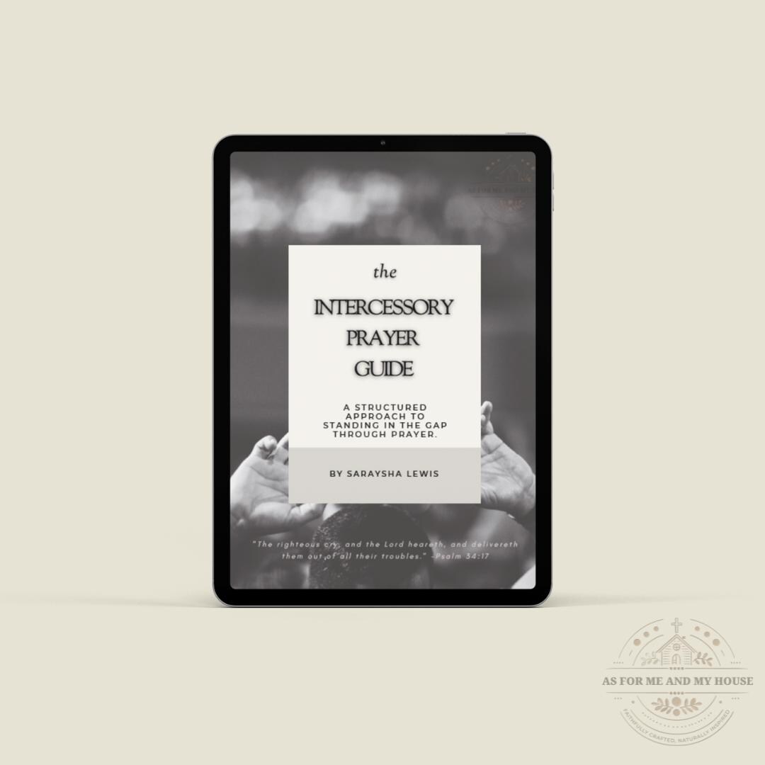 Intercessory Prayer Guide | Digital Prayer Journal | Printable Faith-based Devotional - Etsy