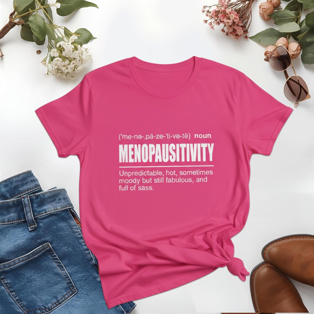 Funny Menopause Tshirt | Definition Shirt for Women | Menopause Humour ...