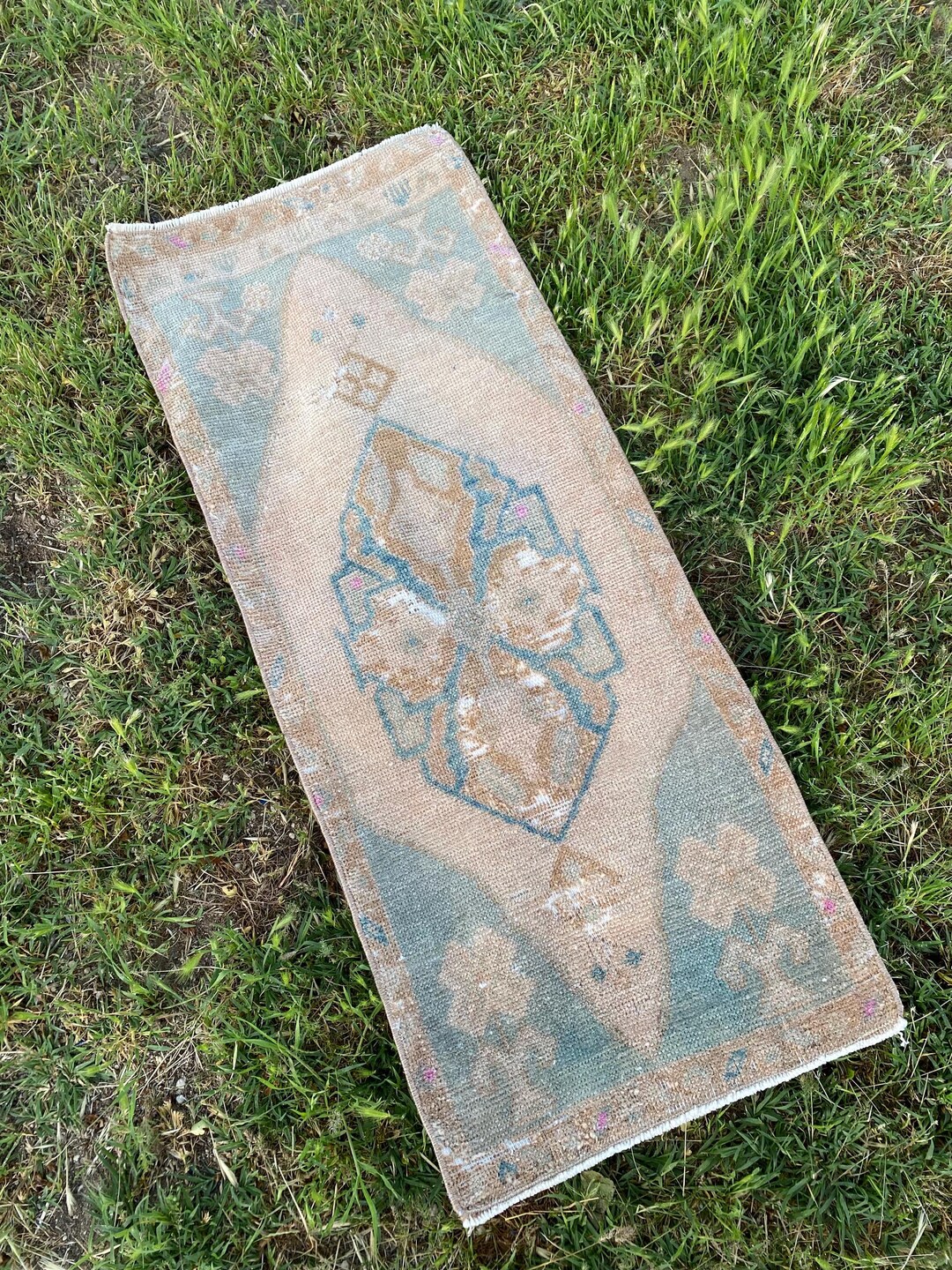 2x4 Handmade Rug,green Rug,oriental Rug,home Decor Rug,antique Rug ...