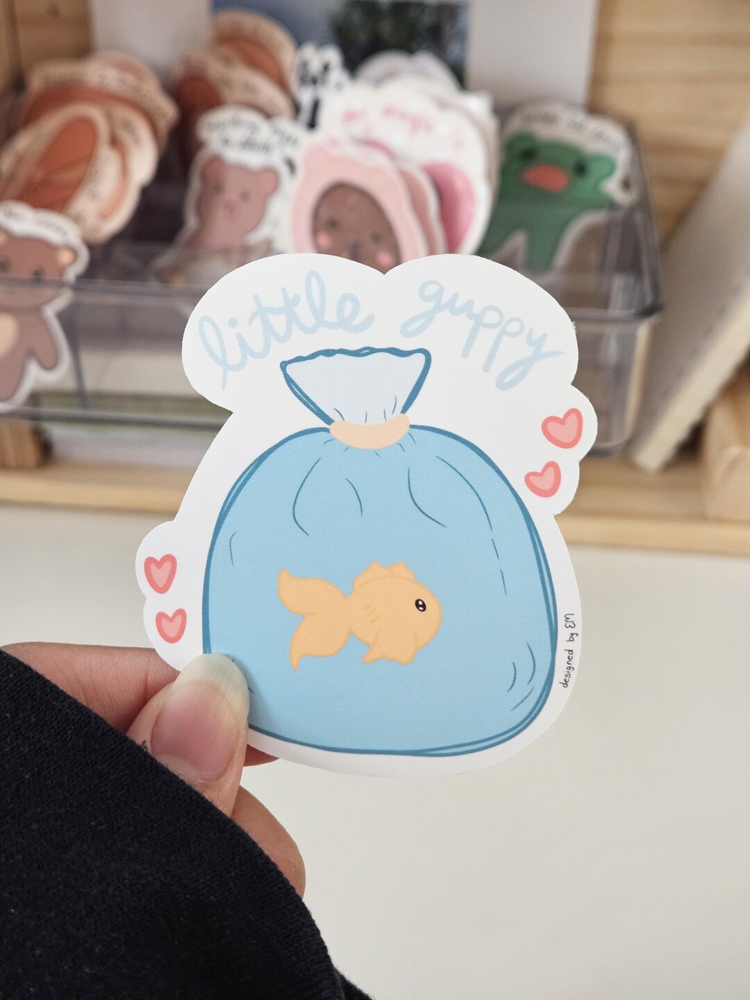 Little Guppy Sticker - Etsy
