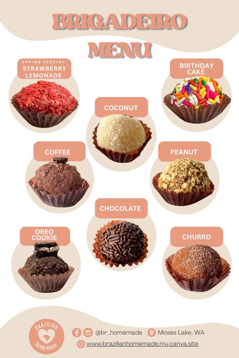 Brigadeiro Party Box- Brazilian Candy, Bite-sized Party Treats ...