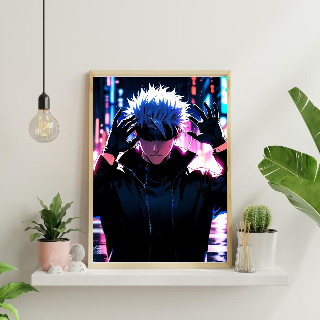 Satoru Gojo, JJK, Jujutsu Kaisen, Gojo Satoru Art, Digital Art, AI Art ...